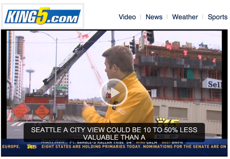 King5: New Seattle High Rises Costing Residents Their Views - Urban Living